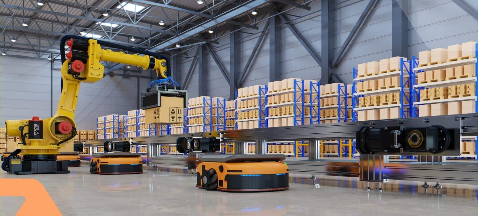 Logistics Automation Across Transport, Warehouse & Yard - Vector
