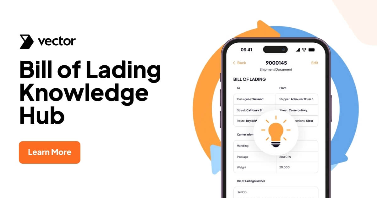 Electronic Bill of Lading Knowledge Hub | Vector