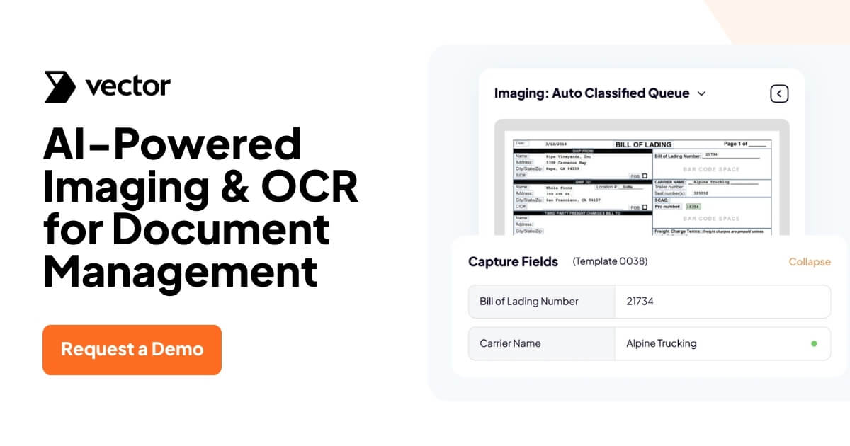 Transform Your Document Management with AI Imaging & OCR | Vector