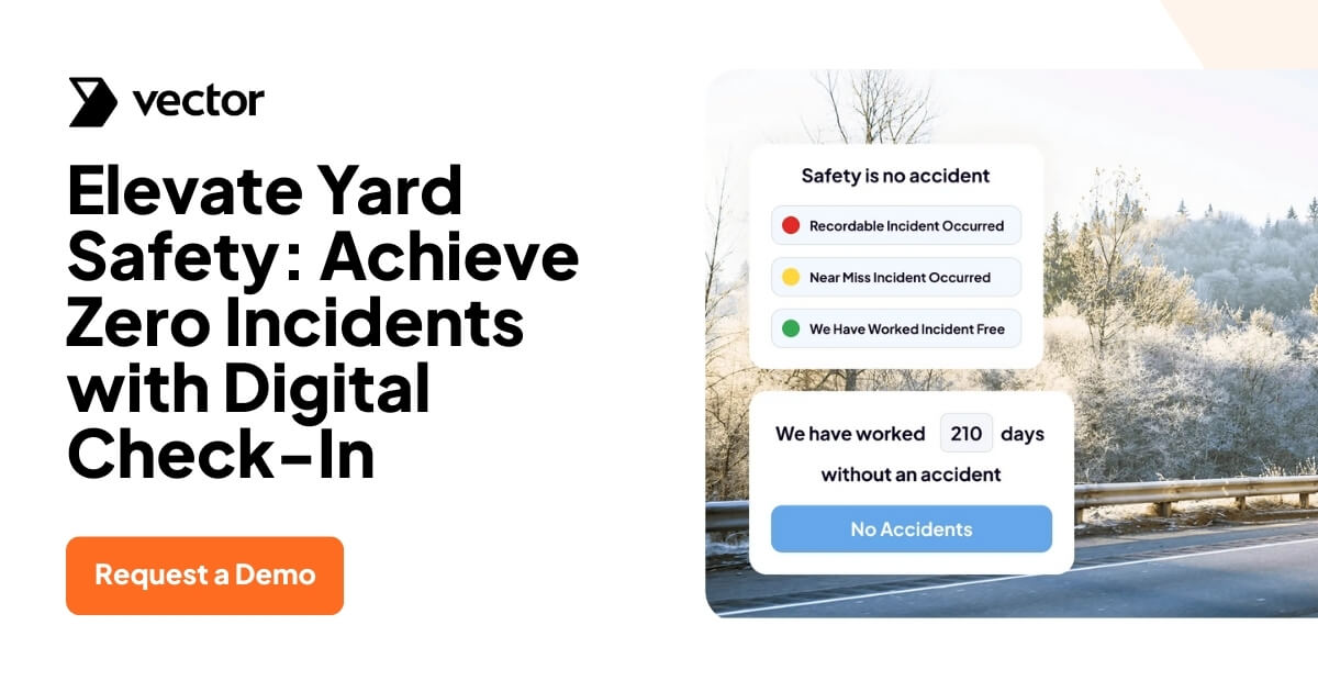 Yard Safety: Digital Check-In | Vector